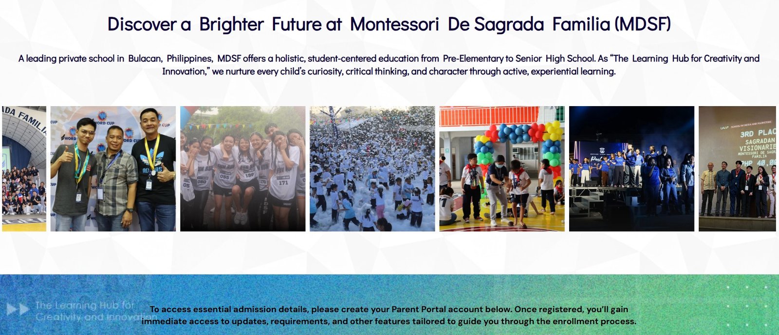 Join our series of Open House by signing up to our Parent Portal!